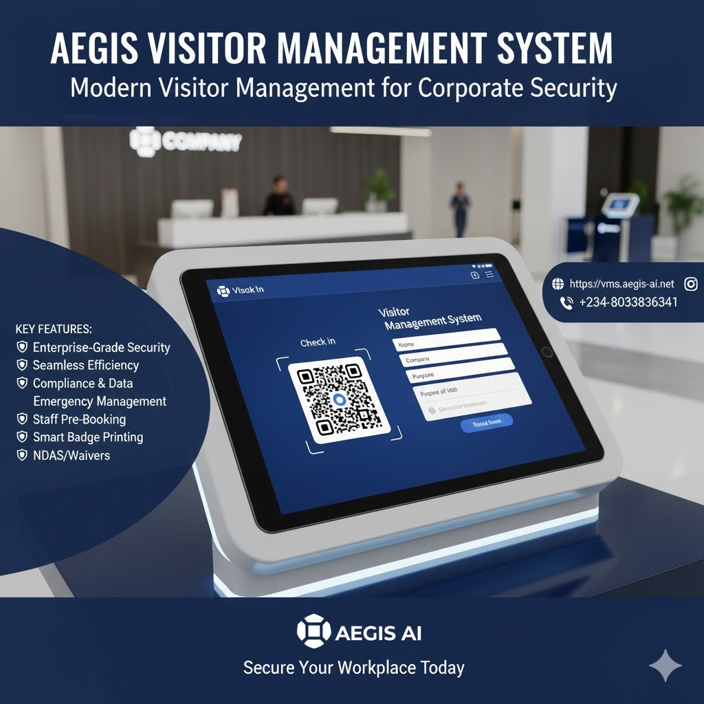 AEGIS VMS - Nigeria's #1 Visitor Management System | Lagos & Africa